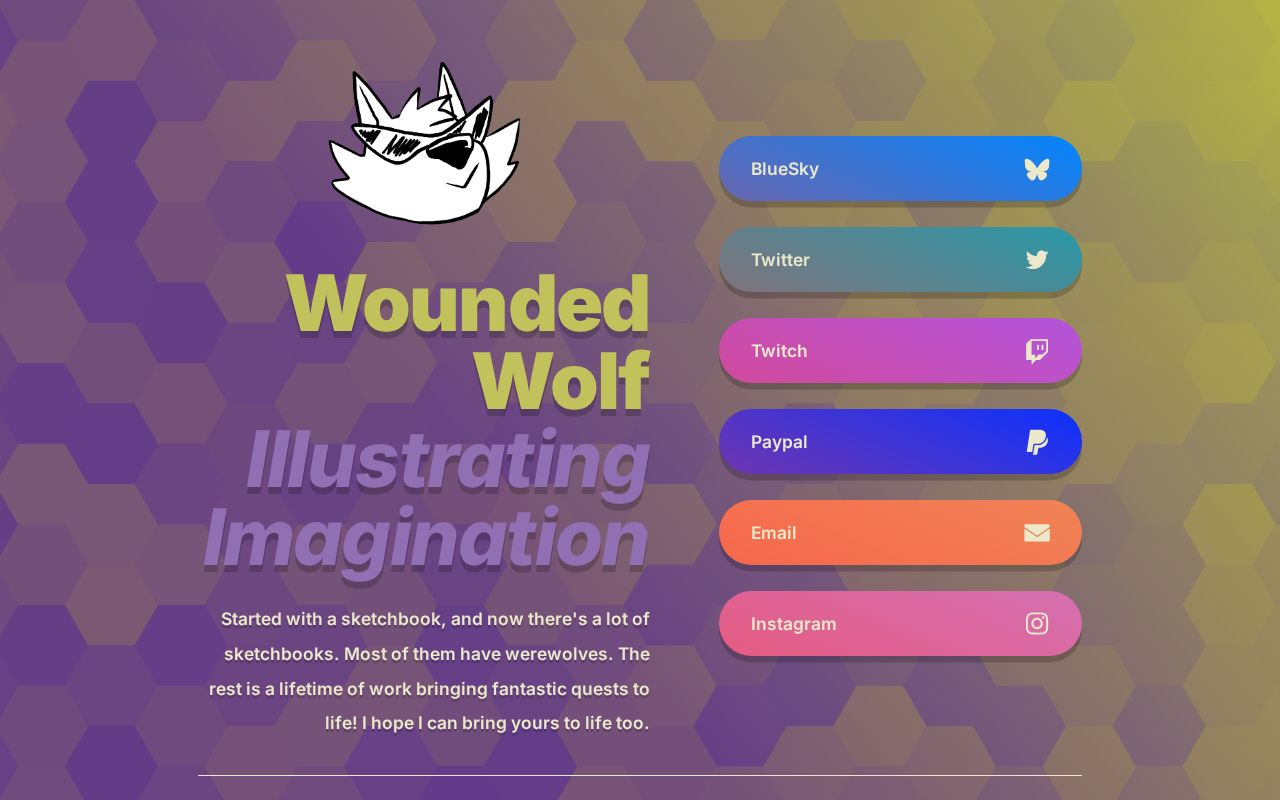 Wounded Wolf's Art Hub